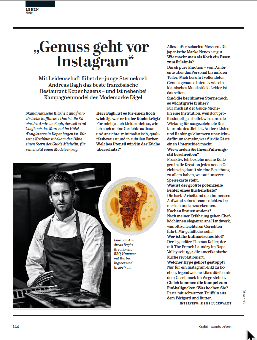 Interview: Andreas Bagh (für Capital) – SIEMS LUCKWALDT